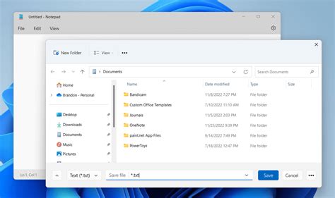 Windows 11 Open Filesave As Dialogs Redesign Concept Rwindows