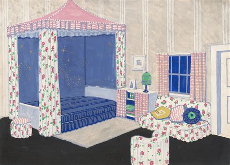 캐노피 침대가 있는 침실 디자인 Design For Unidentified Bedroom With Canopy Bed