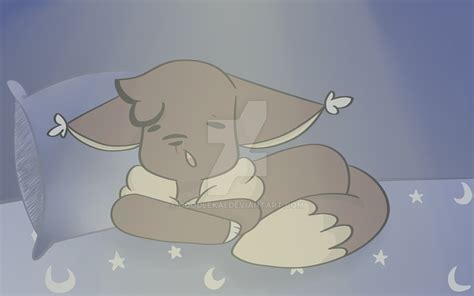 Eevee Sleeping By Doodlekai On Deviantart
