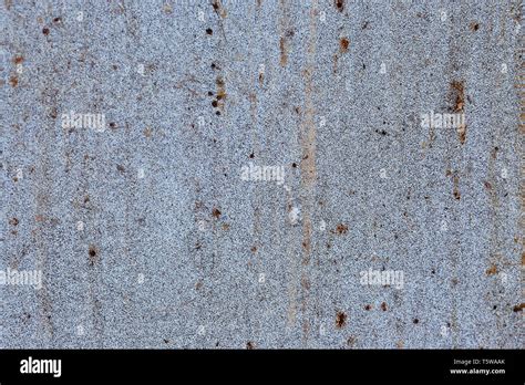 Old Metal Surface With Rust Spots Blue Background Stock Photo Alamy