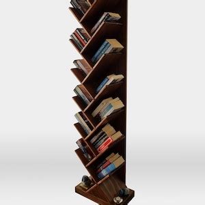 DIY Tree Bookshelf Plans Build A Stunning Book Storage Step By Step Instructions Instant