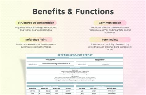 Research Project Report Template In Google Sheets Excel Download Template Net
