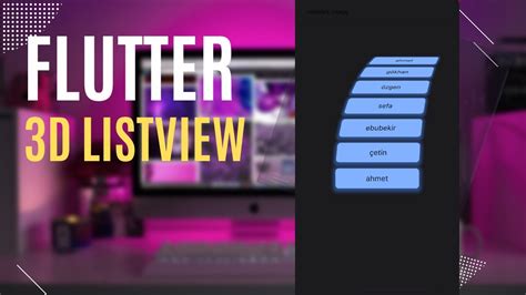 Flutter 3d Listview Youtube
