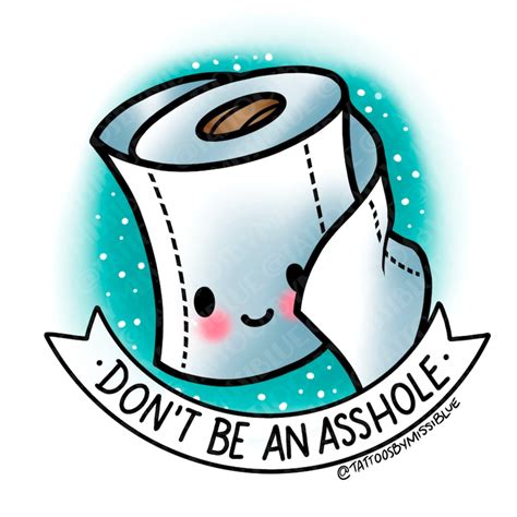 Asshole Tattoo Etsy