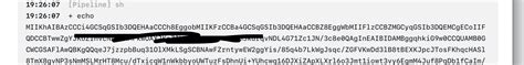 android jenkinsfile converting base64 keystore data into jks file