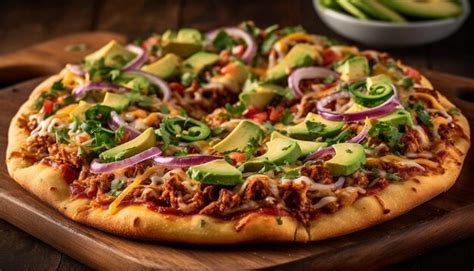 Premium Ai Image Fresh Homemade Pizza With Grilled Beef Tomato And