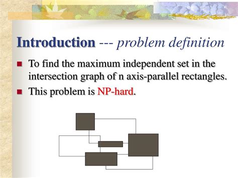 Ppt Maximum Independent Sets In Rectangle Intersection Graphs