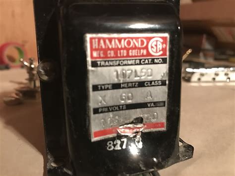 Hammond Transformer Unknown PA Reverb