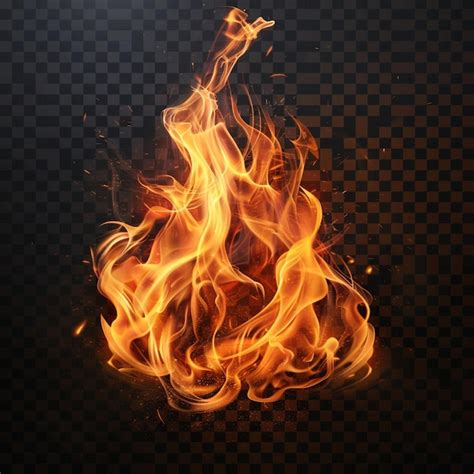 Premium Photo Realistic Fire Flame