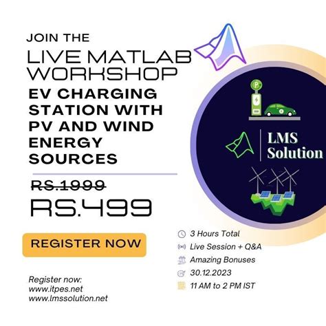 Premkumar K On Linkedin Matlabworkshop Evcharging Renewableenergy Electricmobility