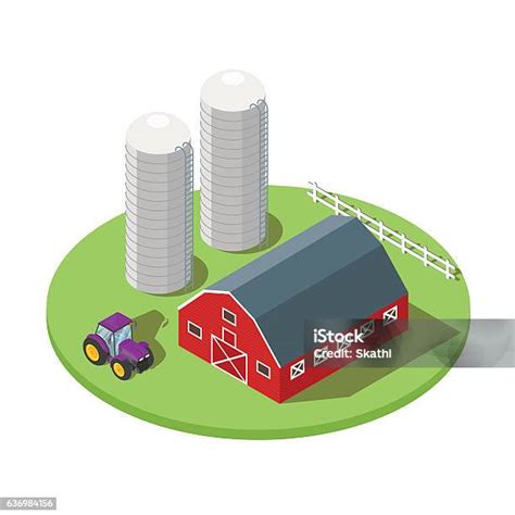 팜의 등분 메트릭 3d 벡터 그림입니다 등측투영법에 대한 스톡 벡터 아트 및 기타 이미지 등측투영법 벡터 헛간 Istock