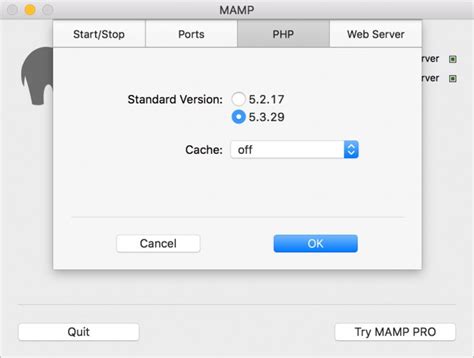 Using Older Php Version With Mamp Standard Robert Setiadi Website