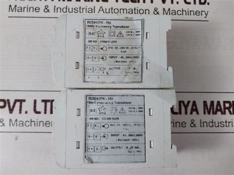 Rishabh Rish Con Hz Trms Frequency Transducer 500v Aeliya Marine
