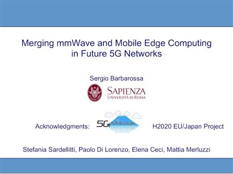Pdf Merging Mmwave And Mobile Edge Computing In Future 5g