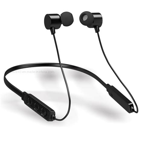 Magnetic Housing Volume Control Stereo Bass Wireless Sports Neckband