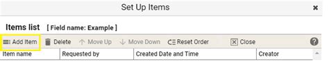 add items to a table user defined field maximizer