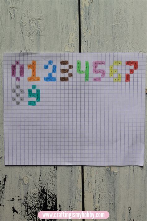 How To Make Number Cross Stitch Patterns Crafting Is My Hobby