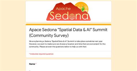 Mo Sarwat On Linkedin Apace Sedona Spatial Data And Ai Summit