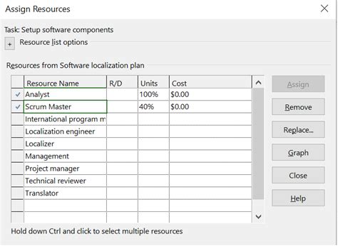 how to assign resources in ms project leopard project controls