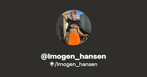 Imogenhansen Instagram Tiktok Linktree