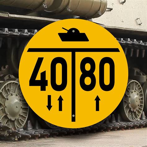 Military Load Classification Sign Replica Nato Bridge Marker Mlc