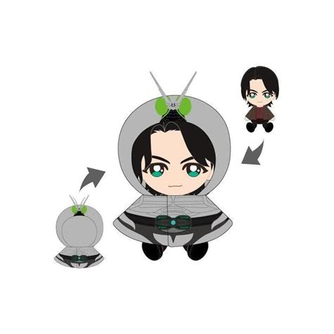 Chibi Plush Uchi Noco Set Kamen Rider Shadow Moon
