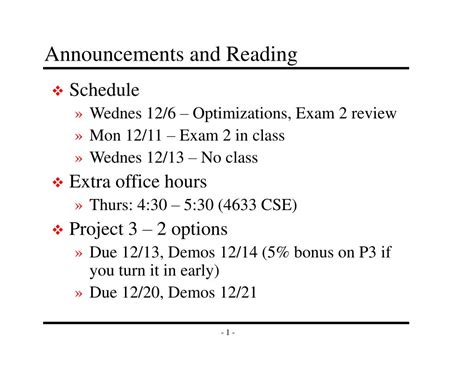 Ppt Dataflow Iv Loop Optimizations Exam 2 Review Powerpoint