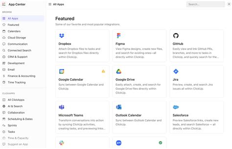 Intro To The App Center Clickup Help