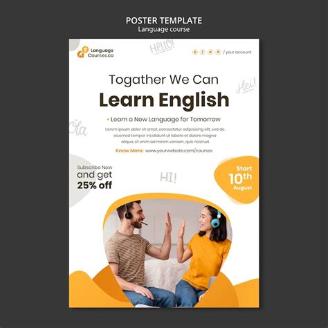 English Class Flyer Images Free Download On Freepik