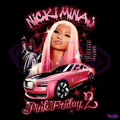 Nicki Minaj Pink Friday 2 World Tour Airbrush Png Free Download