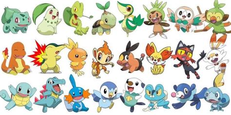 New Generation Pokemon Starters