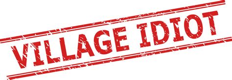 Village Idiot Vector Images