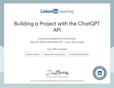 Virang Raje On Linkedin Chatgpt Openai Api Projectdevelopment Continuouslearning Techskills