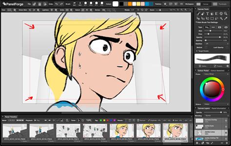 Panelforge For Free Storyboard And Animatic Software