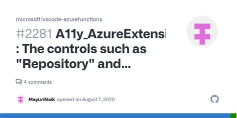 A11yazureextensionsforvscodeazurefuctiondefaultscreenscreenreader The Controls Such As