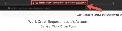 Public Work Order Request Form Setup Allow Non Espace Users To Request Work Orders Espace