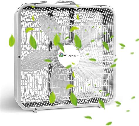 Ez Chill 20 3 Speed Box Fan With Carry Handle For Full
