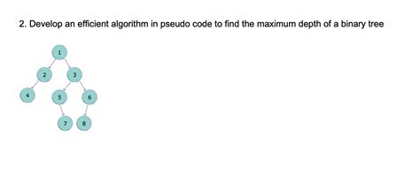 Solved Develop An Efficient Algorithm In Pseudo Code To Chegg