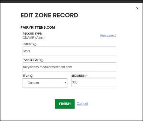 Create A Cname Record For Your Subdomain