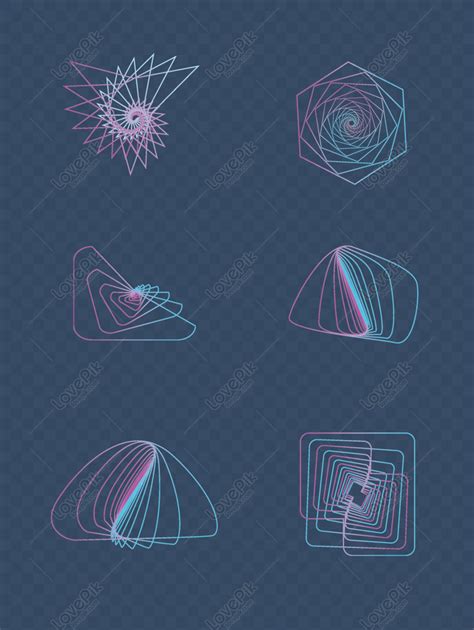 Free Tech Geometry Can Be Commercial Elements Tech Geometric Geometric PNG Transparent Image