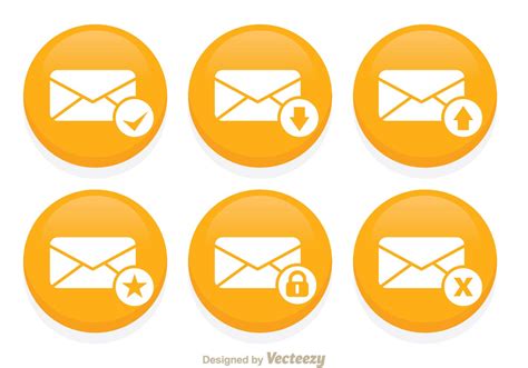 SMS Vector Button Set Vector Art At Vecteezy