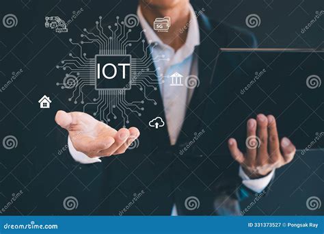 Internet Of Things Iot Devices And Network Connection Concepts The Cloud Is A Centralized