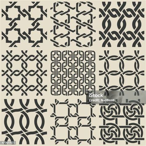 세트마다 매끄러운 기하학적 패턴 신혼여행 중인 혼혈의 젊은 군인커플 흑백 0명에 대한 스톡 벡터 아트 및 기타 이미지 0명 2015년 고풍스런 Istock