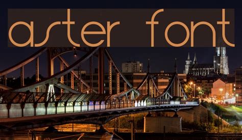 Aster Font