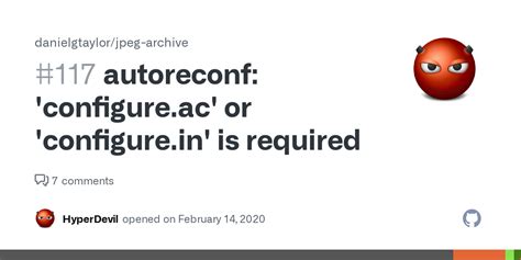 autoreconf configure ac or is required · issue 117