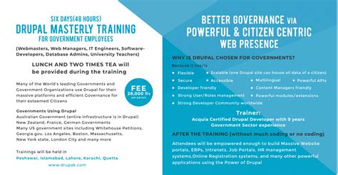 Drupal Training For Government Employees Drupak