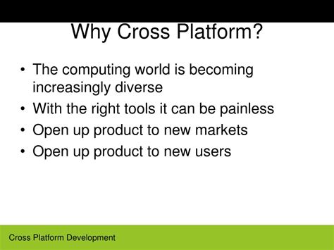 PPT Cross Platform Development Focusing On Trolltech QT PowerPoint Presentation ID