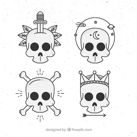 Skull Divider Vectors And Illustrations For Free Download