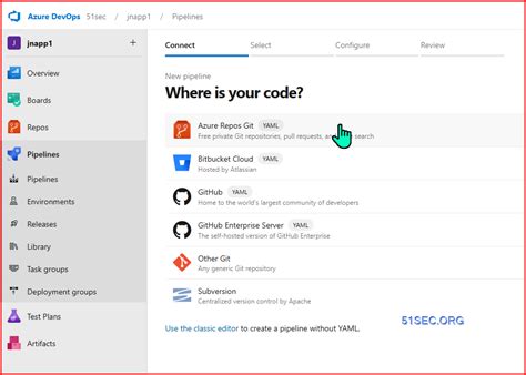 Configure Your Pipeline Choose Starter Pipeline