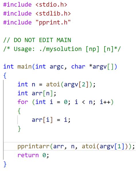Solved Void Pprintarrint Arr Int N Int Np Aka Pretty